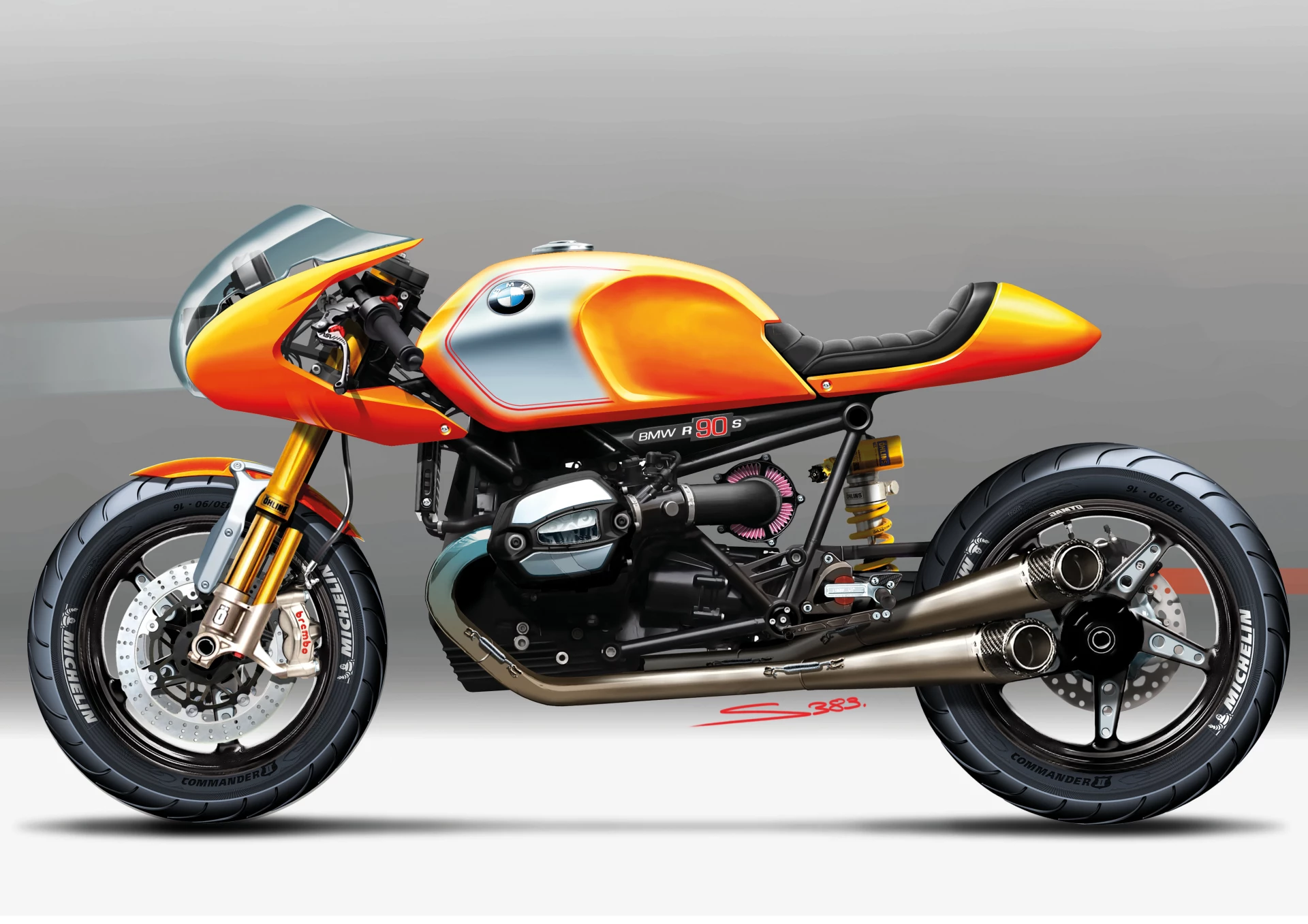BMW shows Concept Ninety R90S tribute