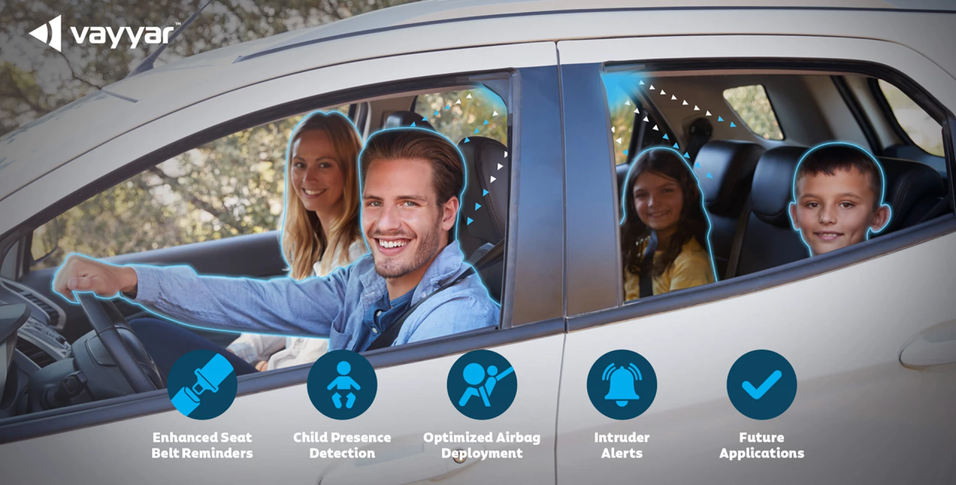 "4D radar-on-a-chip" will keep watch inside cars from 2023