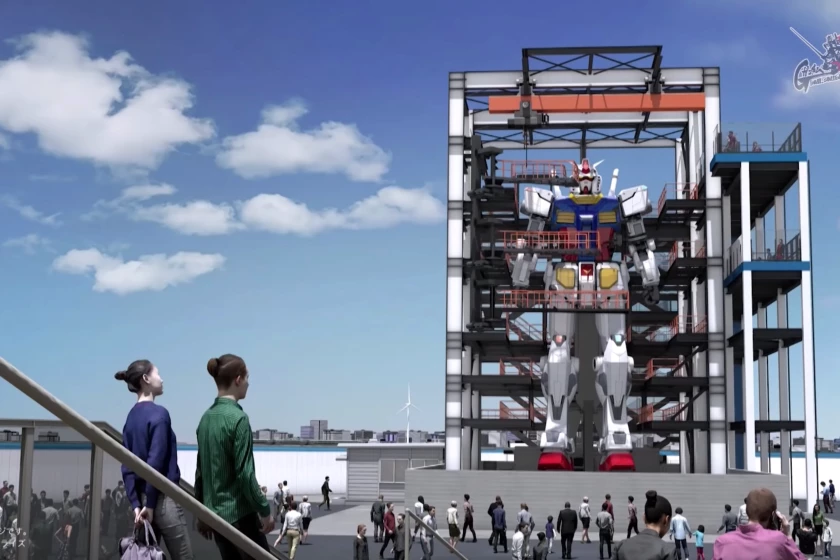 Japan is building a 60-foot-tall, walking Gundam robot