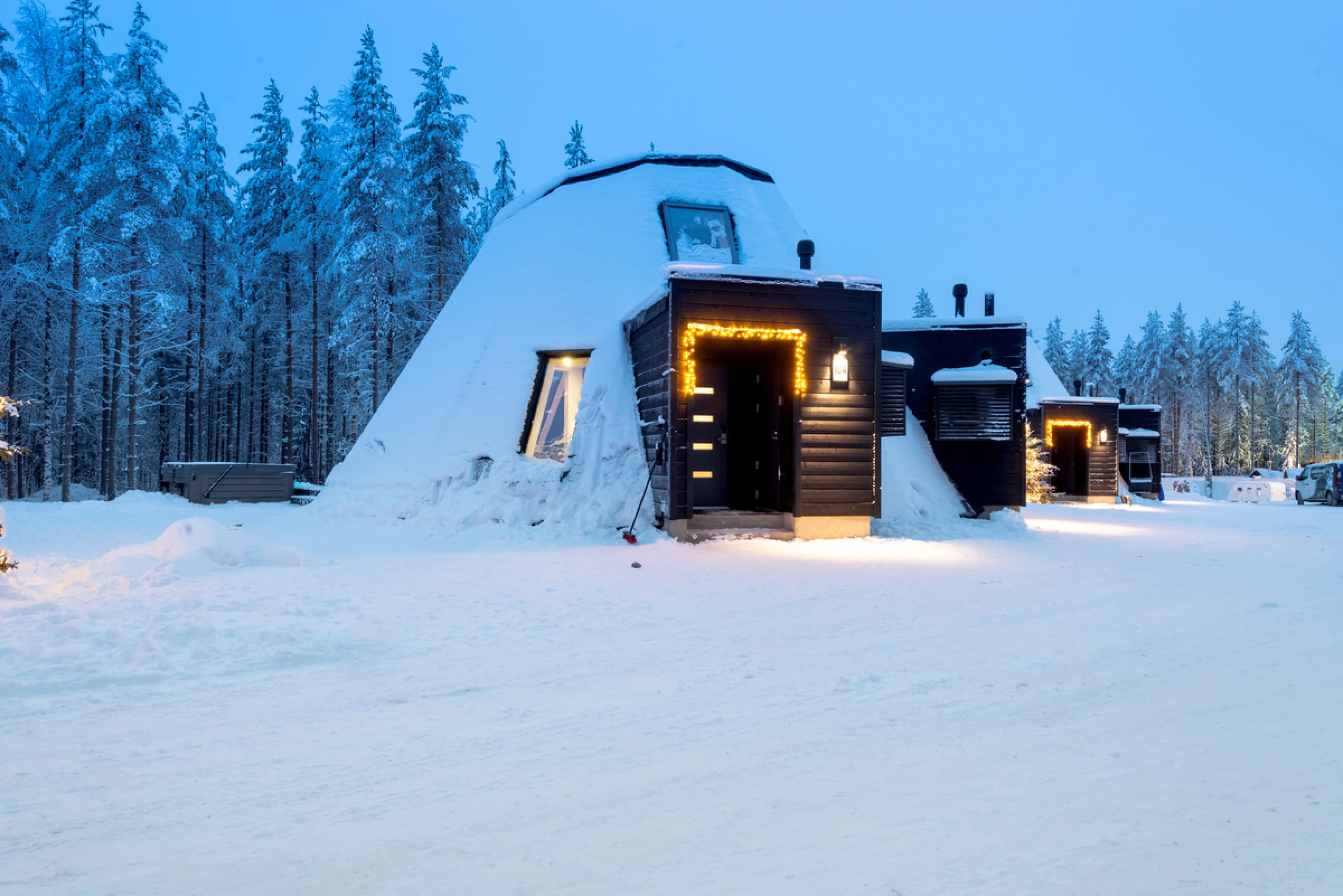 Glass Resort offers the best seat in the house for Northern Lights viewing