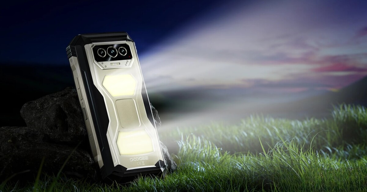 Doogee V Max S rugged phone offers durability and dual camp lights
