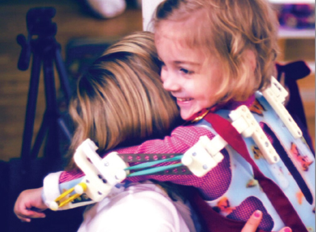 3D printed robotic exoskeleton gives young girl a helping hand