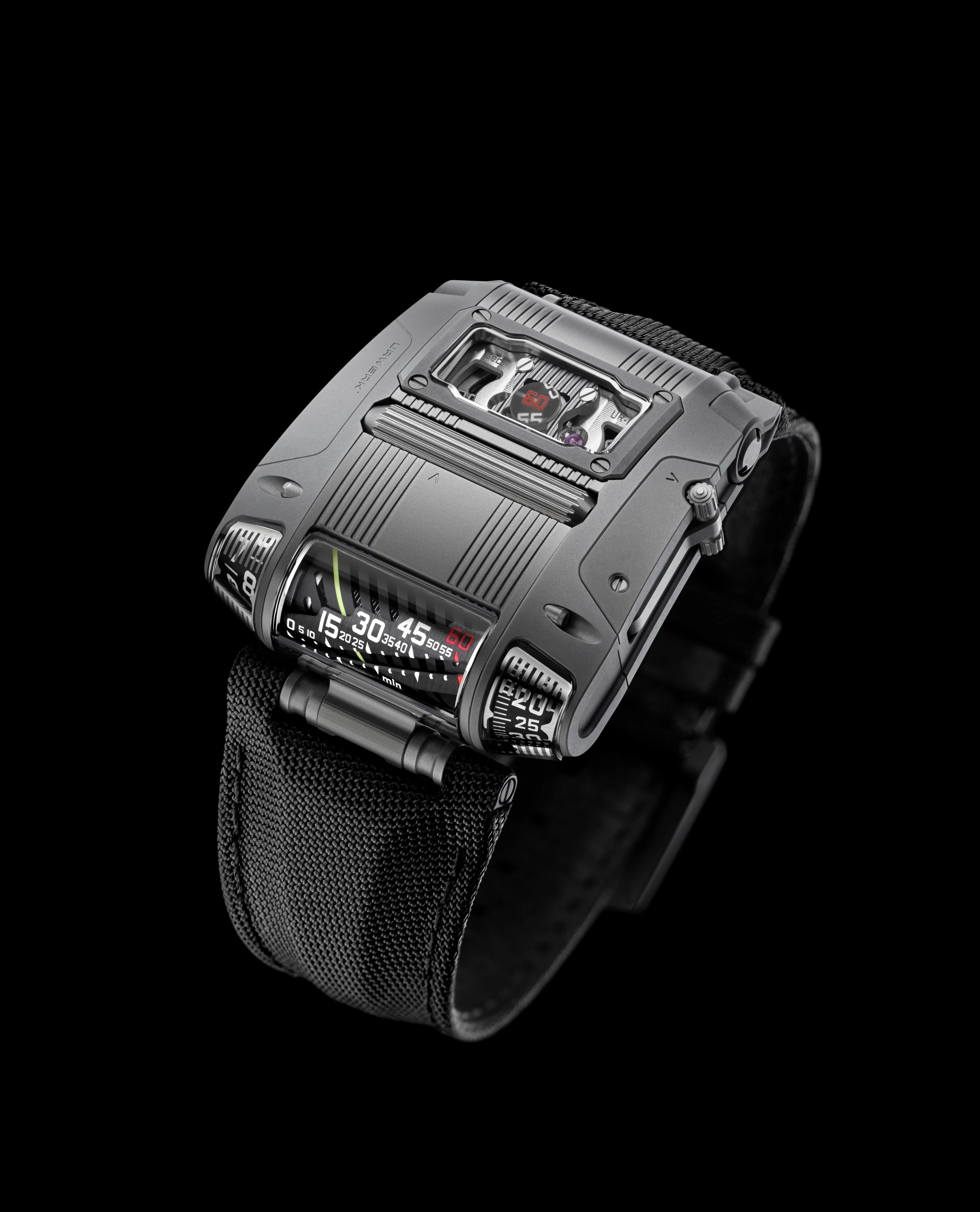 The Urwerk UR-100C reinvents watch displays with a twist