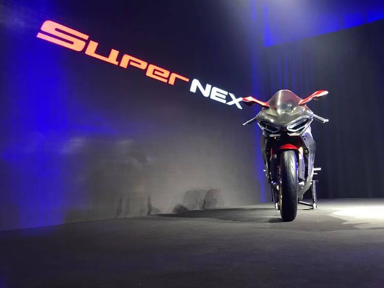 Kymco's SuperNEX supersport electric motorcycle makes Milan debut
