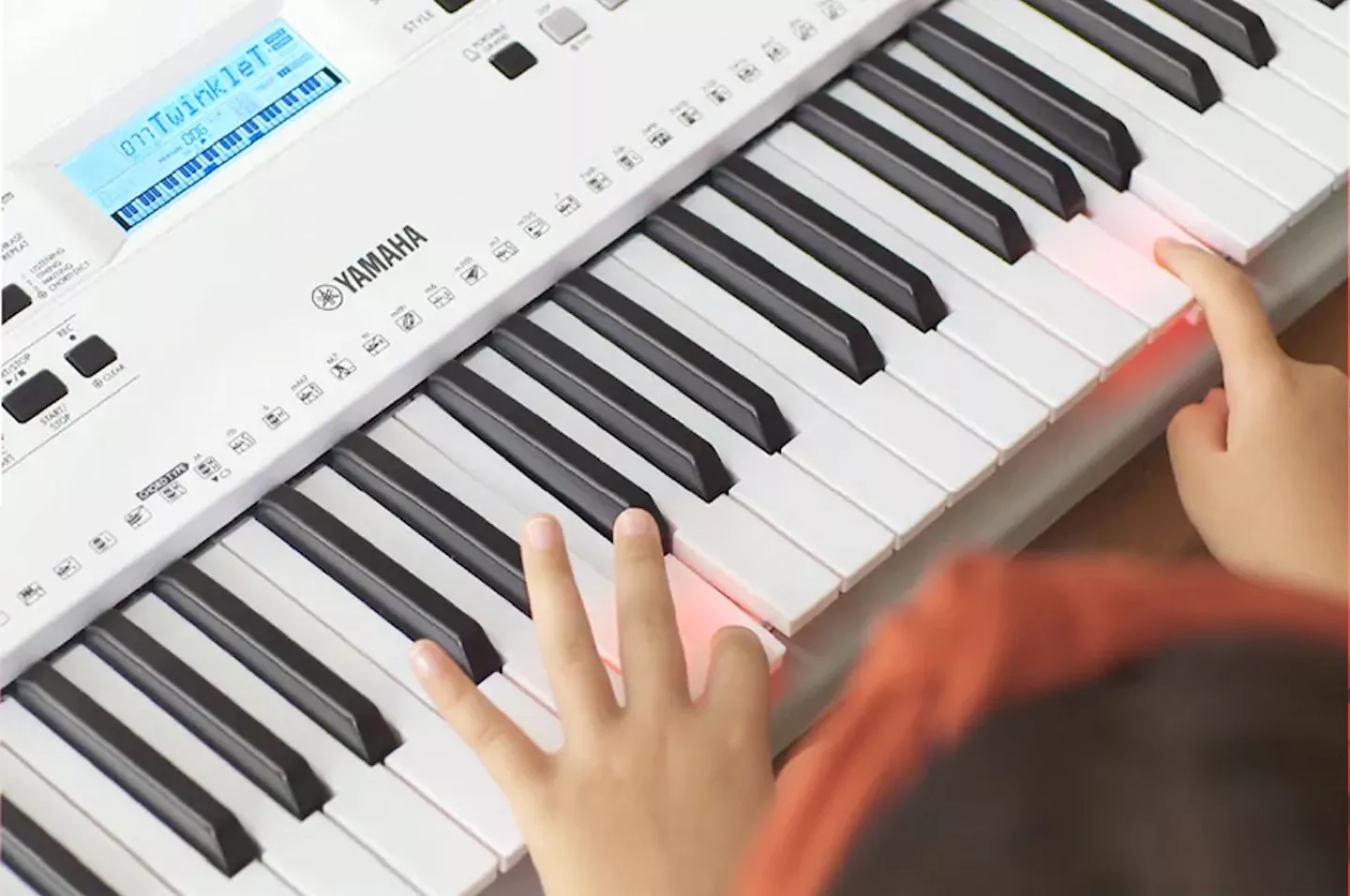Yamaha makes learning piano EZ with follow-the-light keyboard