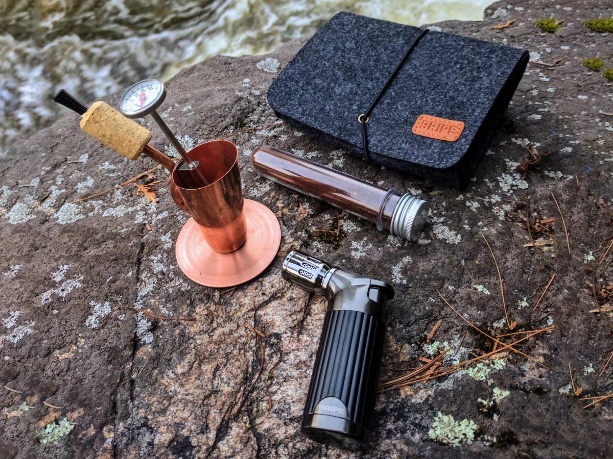 Bripe urges you to put your coffee in your pipe and ... sip it