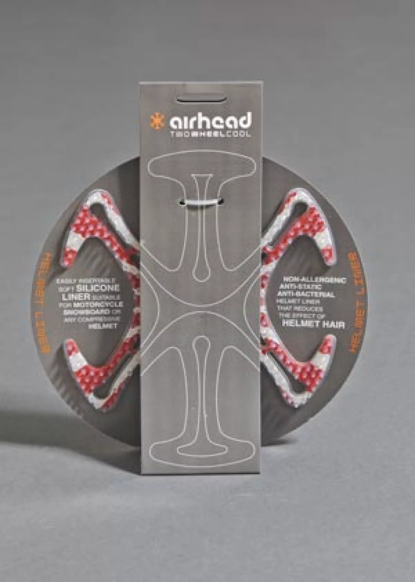 Airhead insert increases helmet ventilation, eliminates "helmet hair"