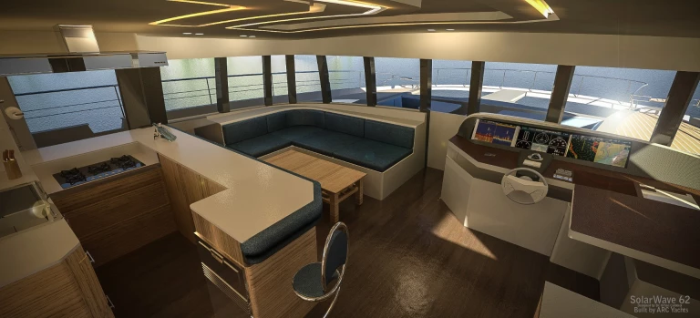 Solarwave 62 zero emission luxury yacht nears completion