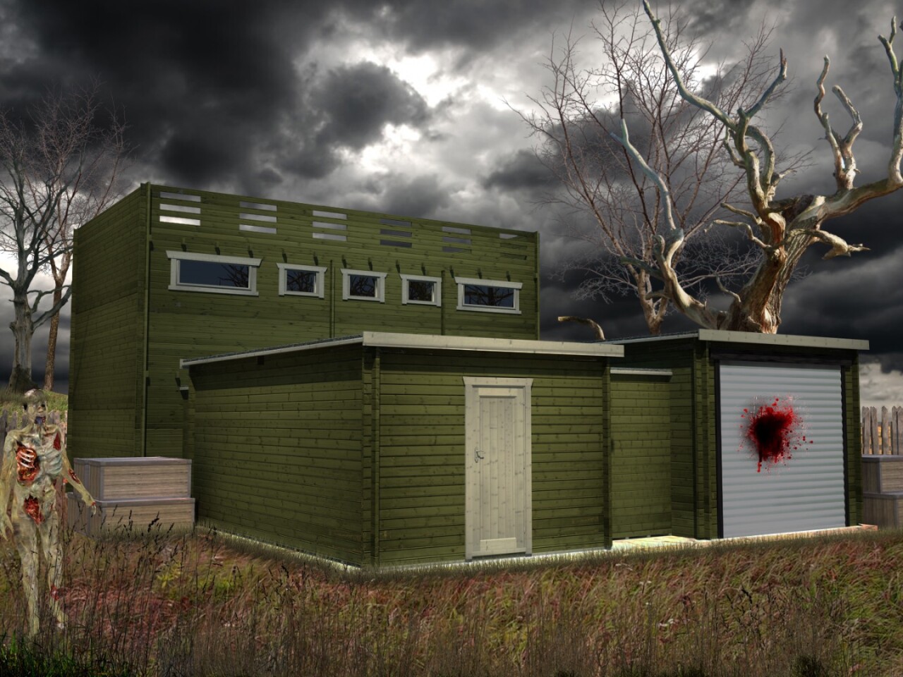 It S Alive Zombie Proof Cabin Hits Kickstarter