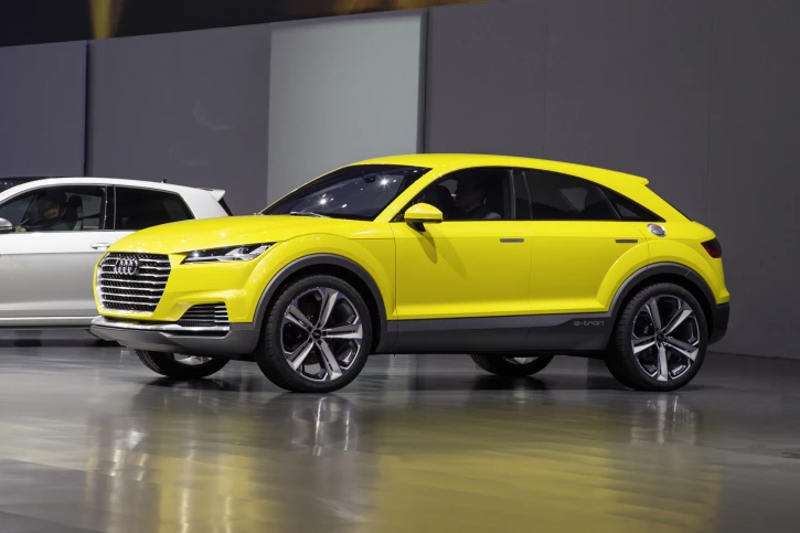 Audi transforms the TT coupe into a 123-mpg plug-in off-roader
