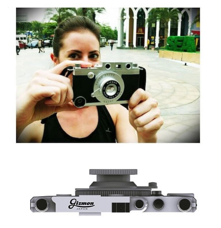Gizmon iCA is an iPhone case for classic camera buffs