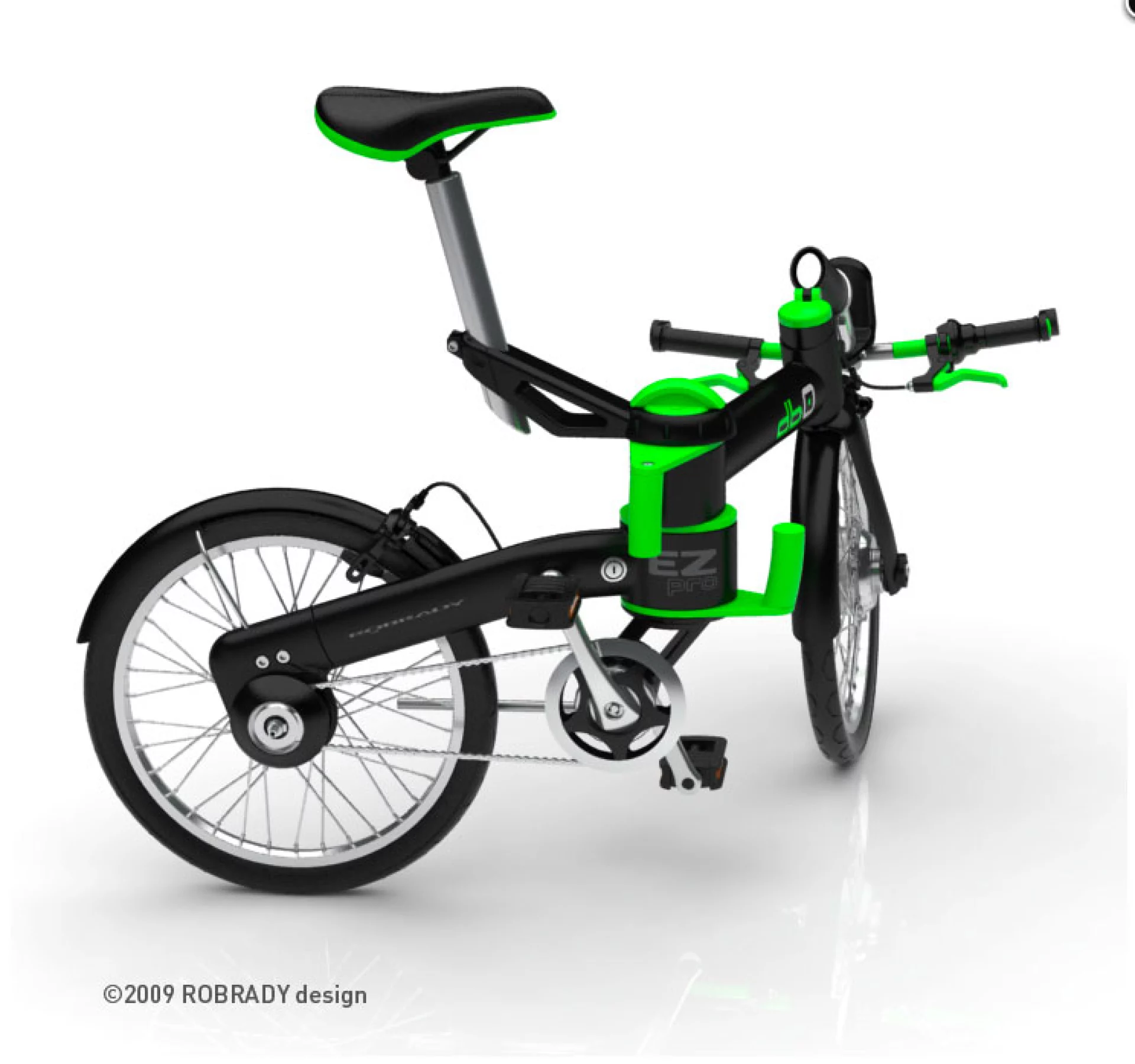 DK City's folding electric bicycle by Robrady