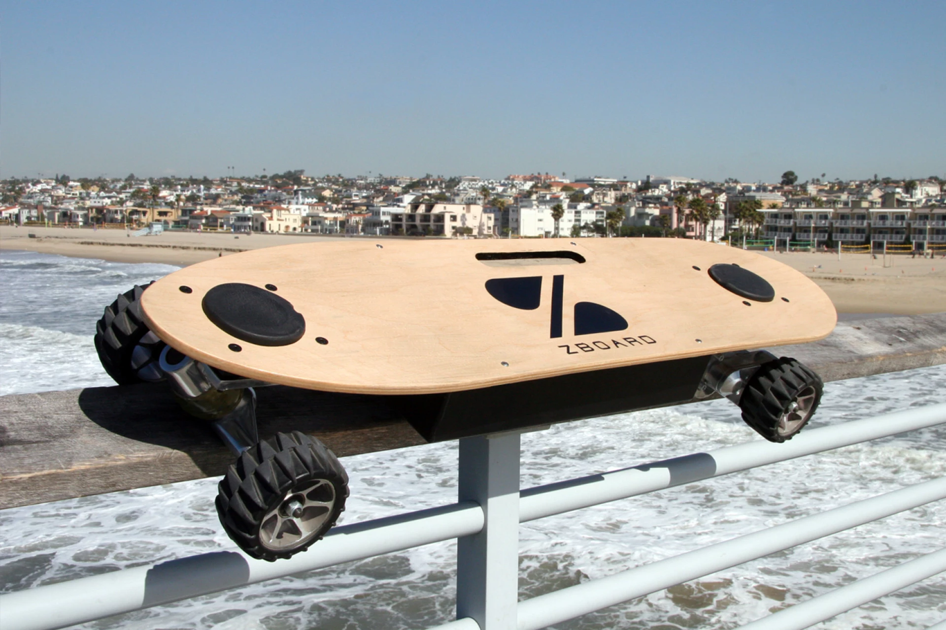 The ZBoard hands-free motorized skateboard