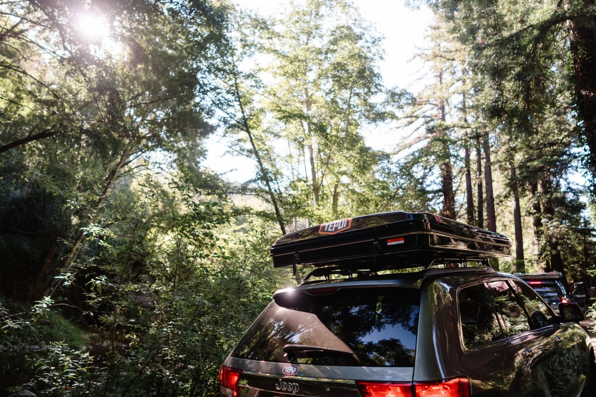 Tepui's vehicle cargo box moonlights as a roof-top tent