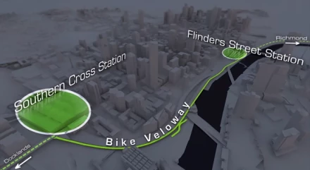 Elevated Veloway would take cyclists above and beyond city traffic