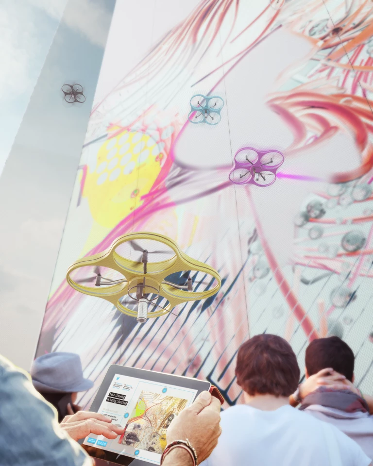 Swarms of graffiti drones to be unleashed on blank walls