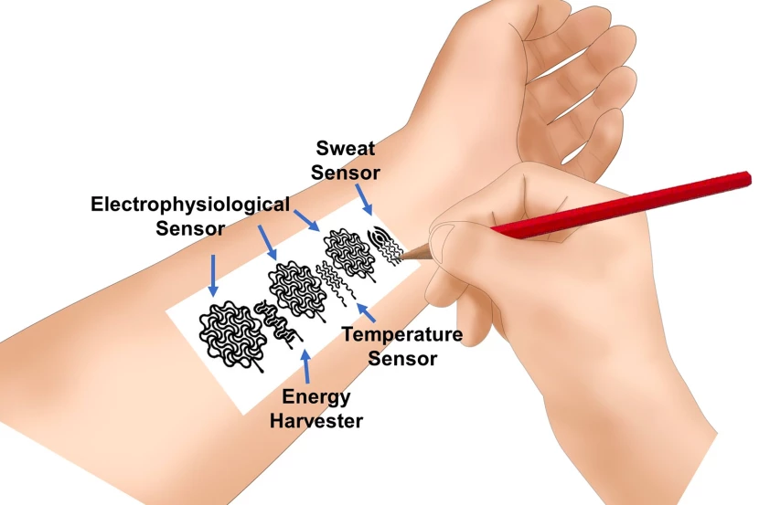 Pencil tattoos could be the most natural wearable sensors yet
