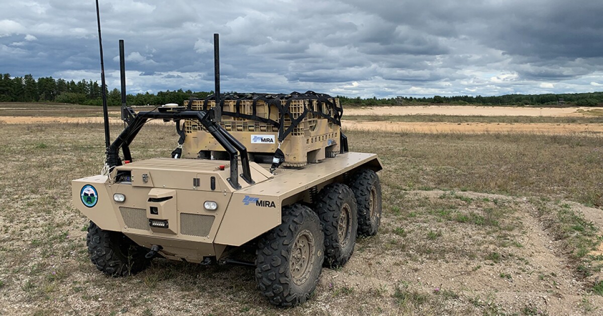 Us And Uk Forces Test Robotic Convoys To Resupply Troops