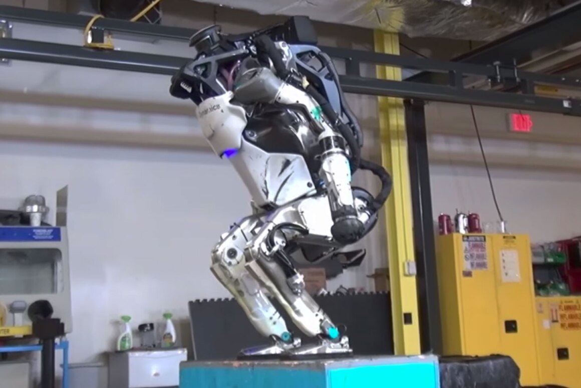 Latest Atlas robot shows its gymnastic chops by nailing a backflip