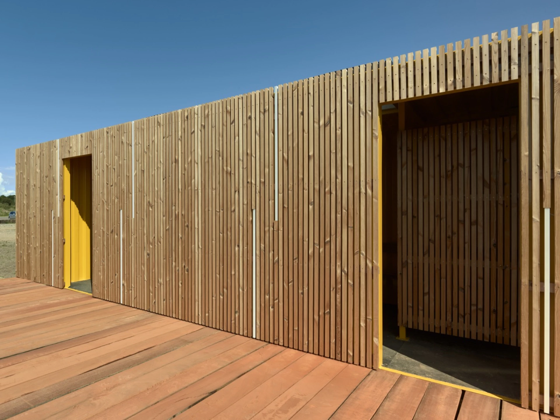 Shipping container water sports center makes a splash