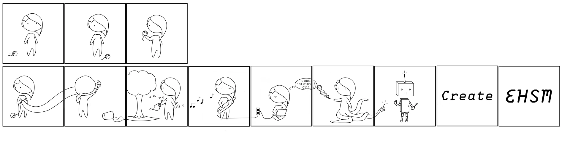 World's smallest comic carved into a strand of human hair