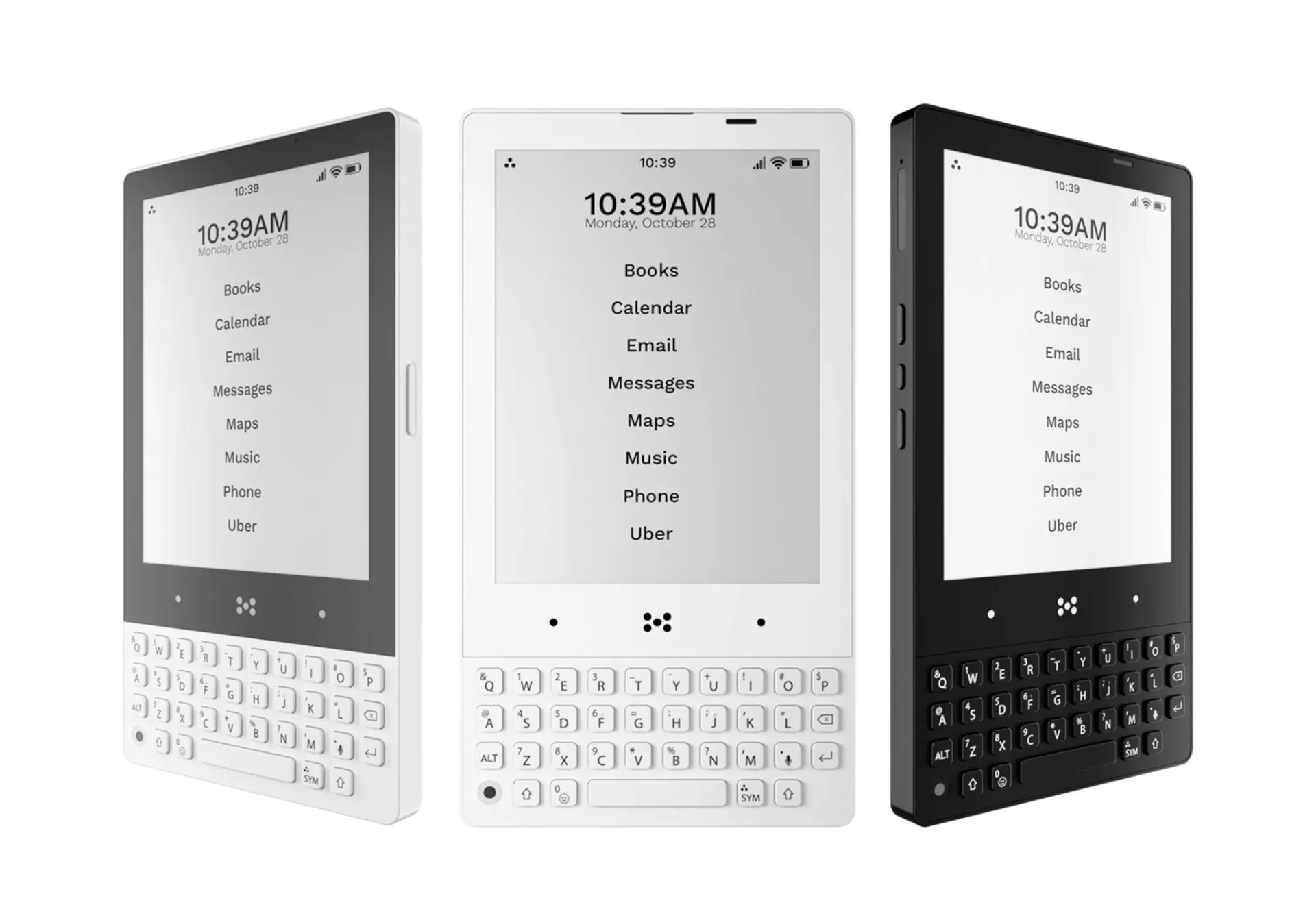 Keyboard-packing E Ink phone aims to simplify mobile life