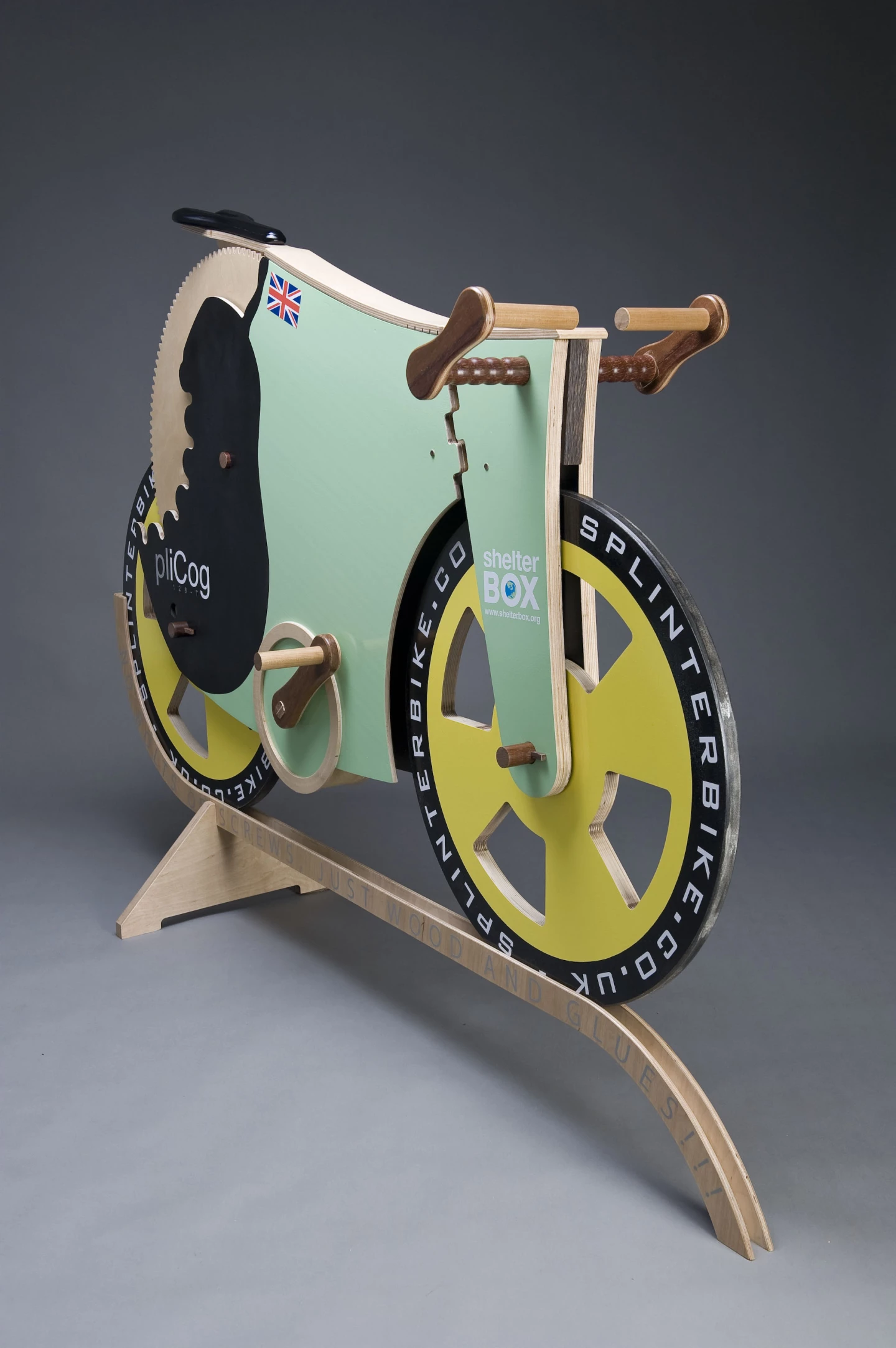 Splinter Bike - a bicycle built ENTIRELY out of wood