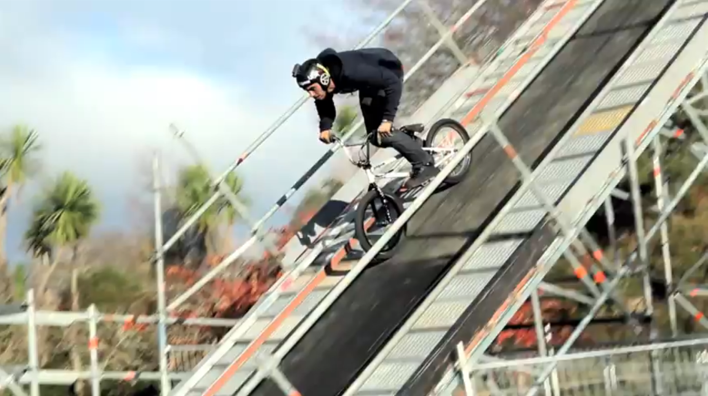 First triple backflip on BMX bike