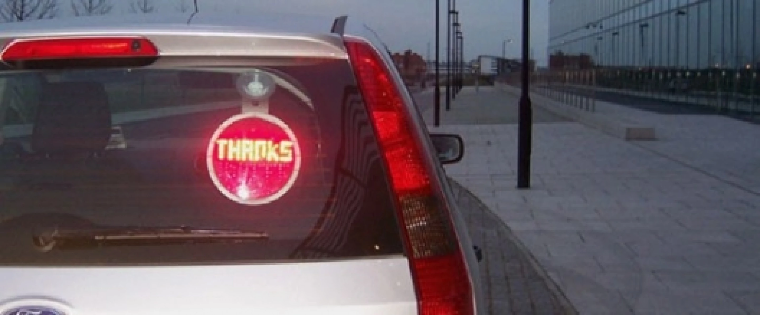 Bumper stickers, road rage & digital messaging