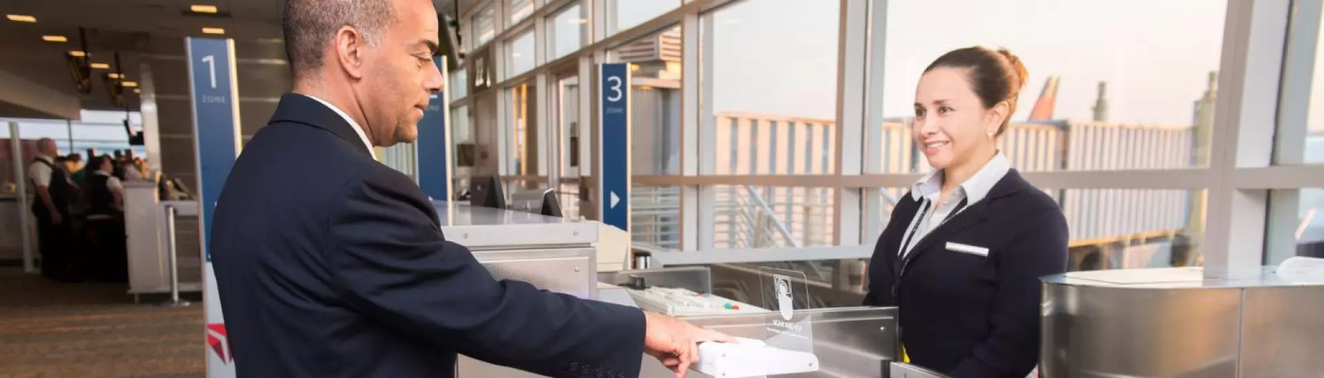 Delta allows passengers to board flights with a fingerprint