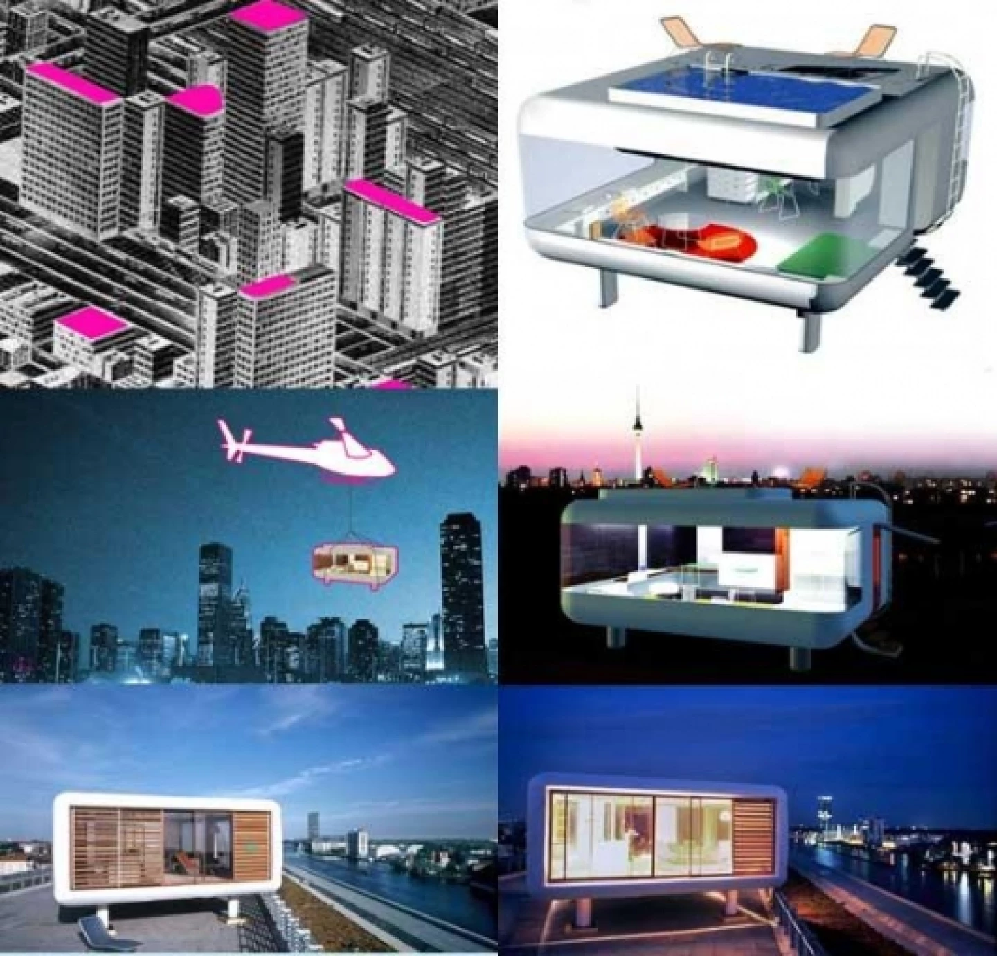 The LoftCube – designed to be airlifted in to the free space on top of ...