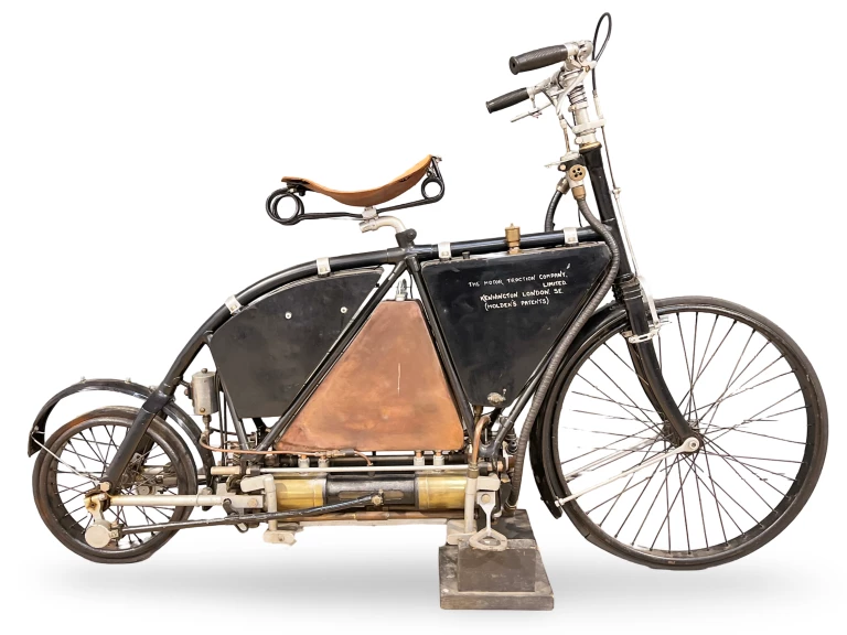 Vintage flat-four motorcycle may fetch over $100,000