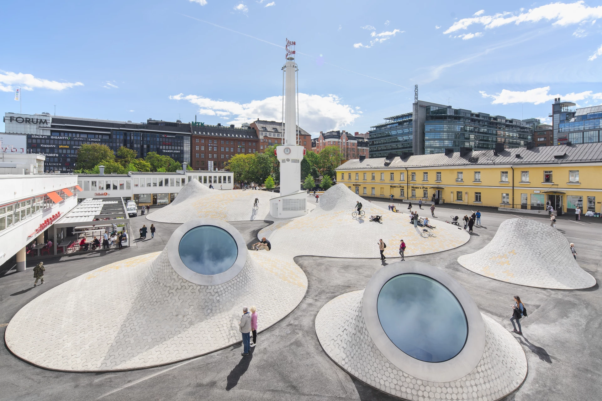 Underground Art Museum Bulges Beneath The Surface Of Helsinki