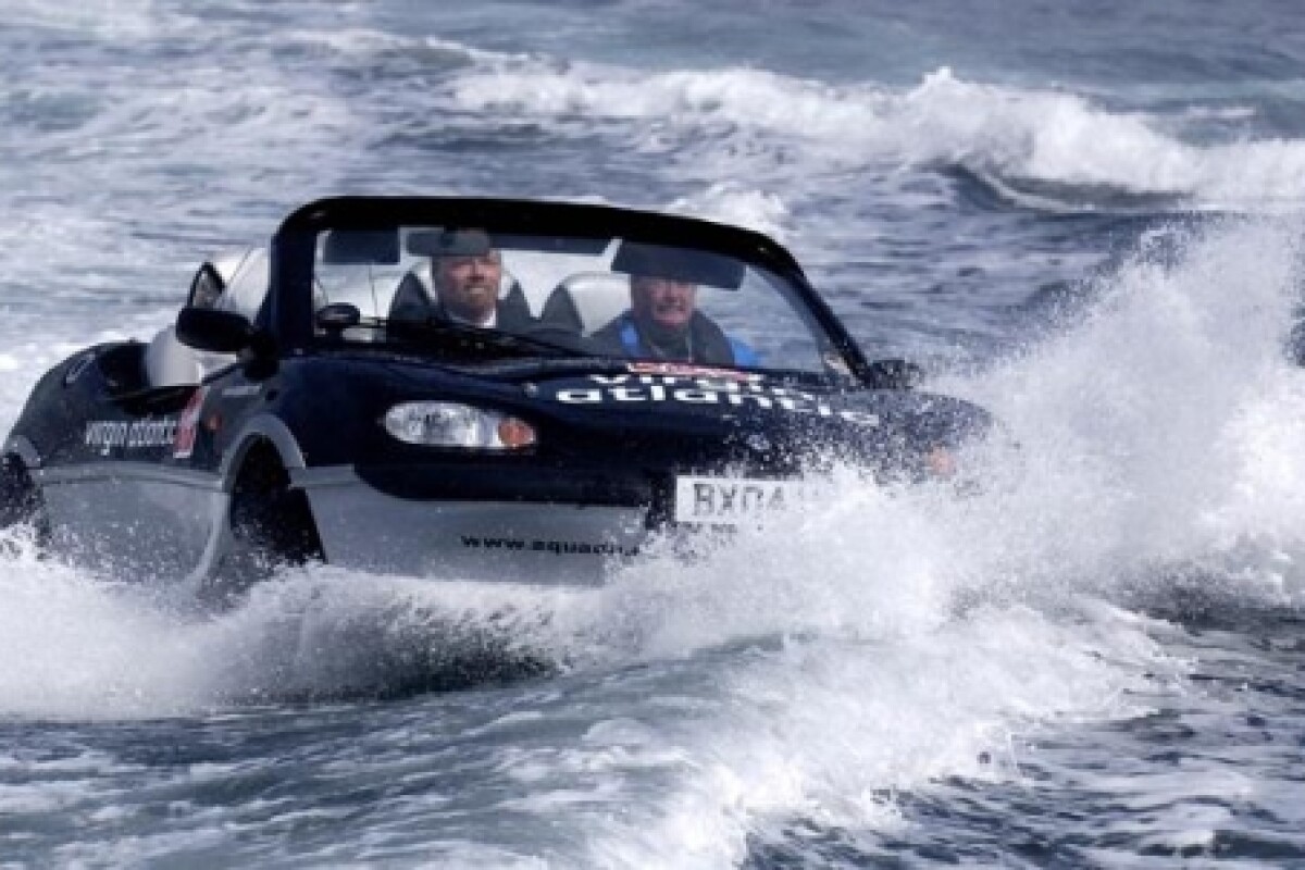 richard branson car boat