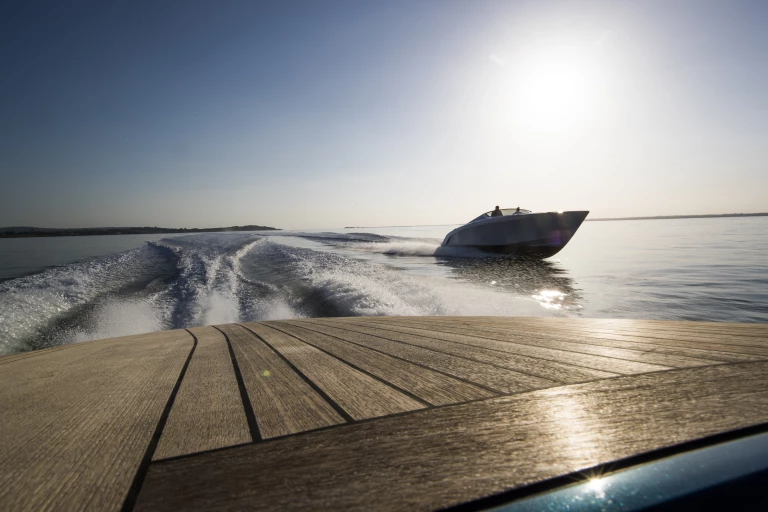 Aston Martin AM37 yacht sails into first owner's hands