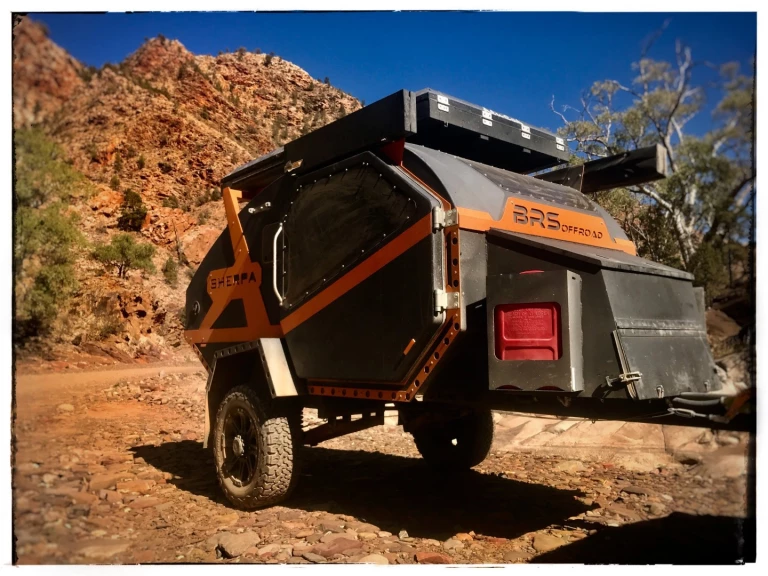 Sherpa off-road teardrop trailer journeys into the wild packed with ...