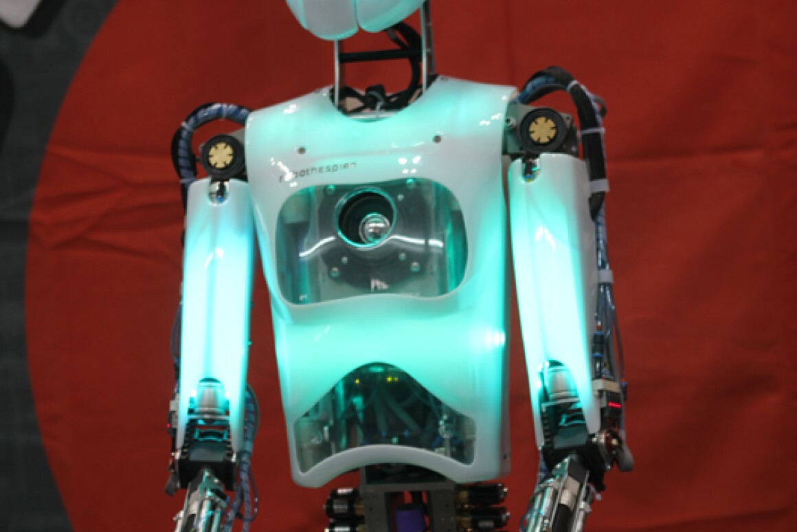 Robothespian humanoid robot delivers human-like stage performances