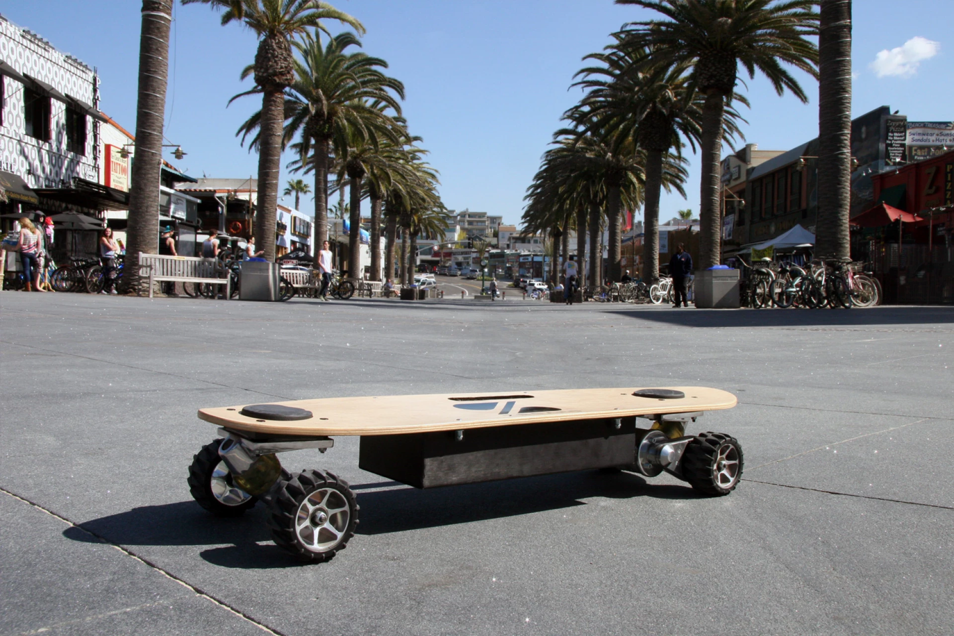 The ZBoard hands-free motorized skateboard