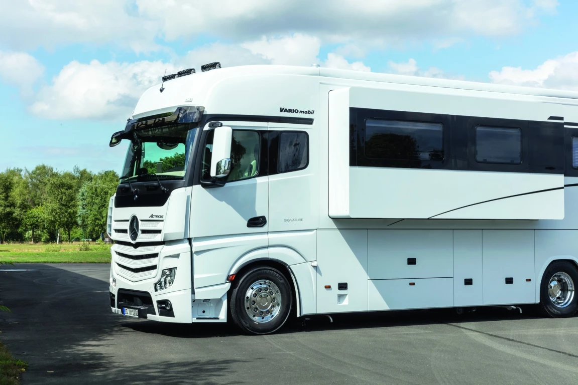 Luxurious $1 million motorhome sleeps your family and your Porsche