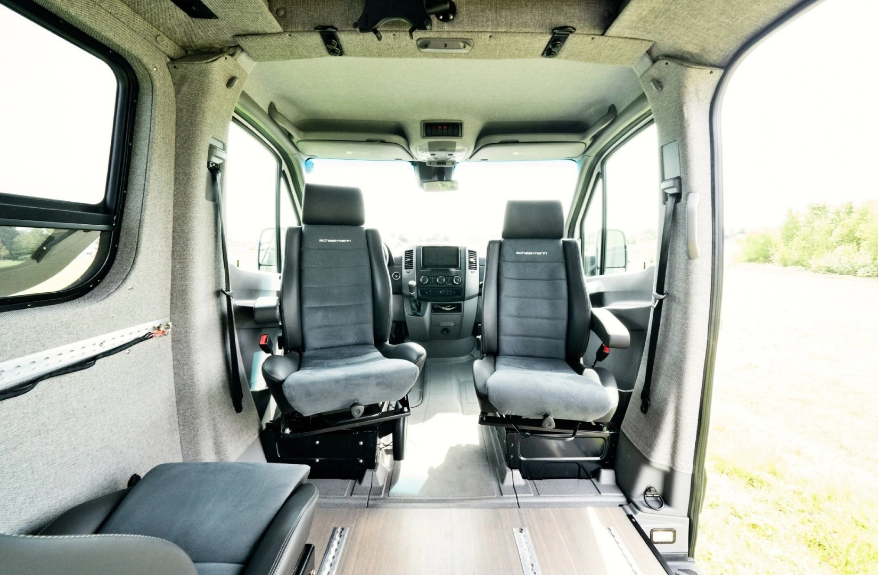 Swiss Army Sprinter camper van packs five people, solar power and ...