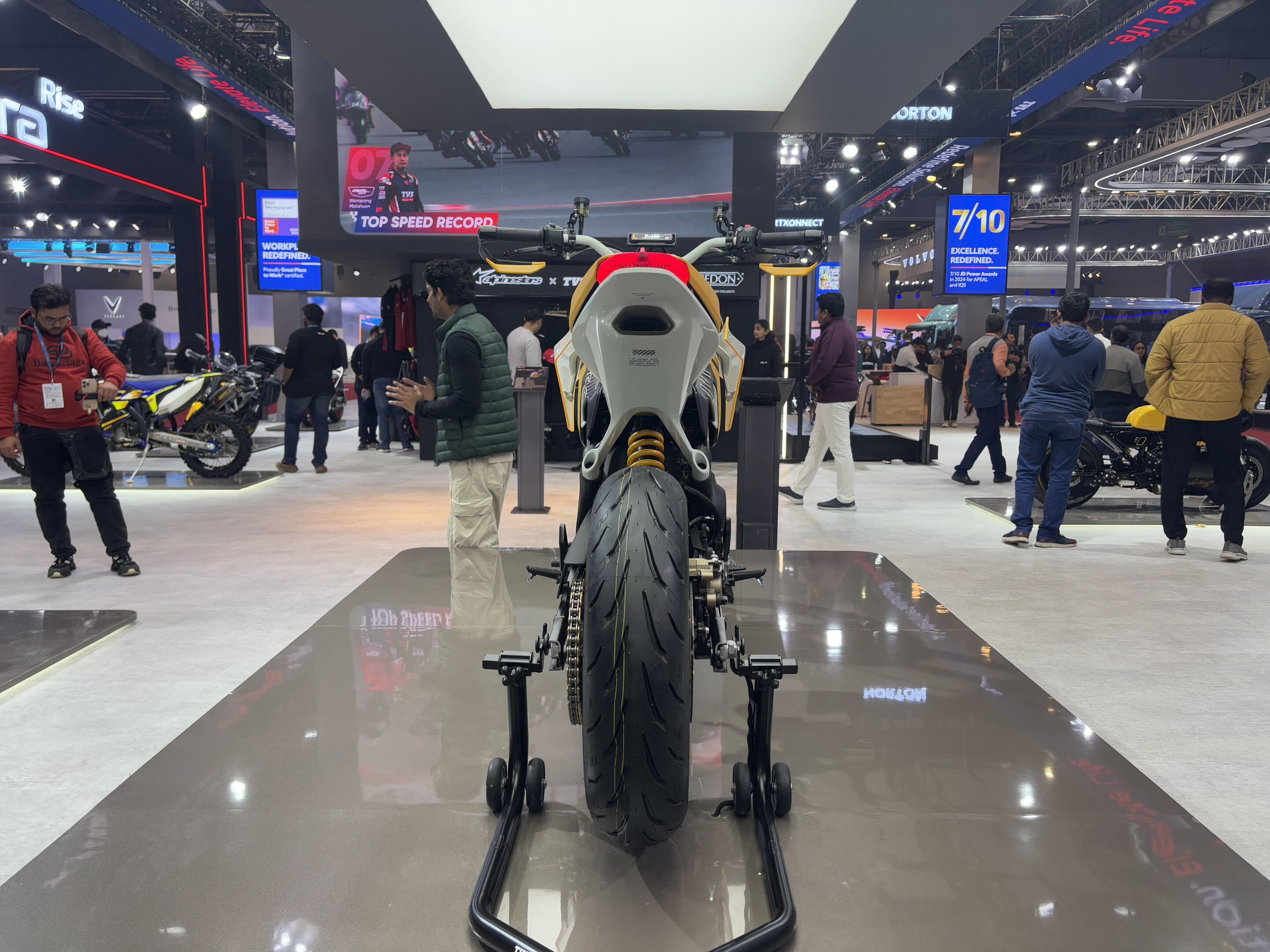 TVS seeks to challenge KTM with its RTS X Supermoto