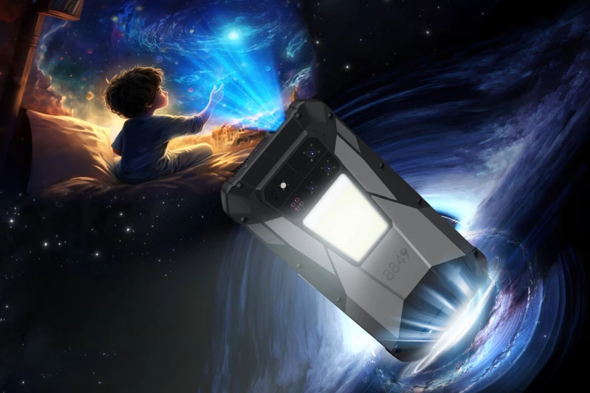 Rugged phone with projector offers sharper visuals