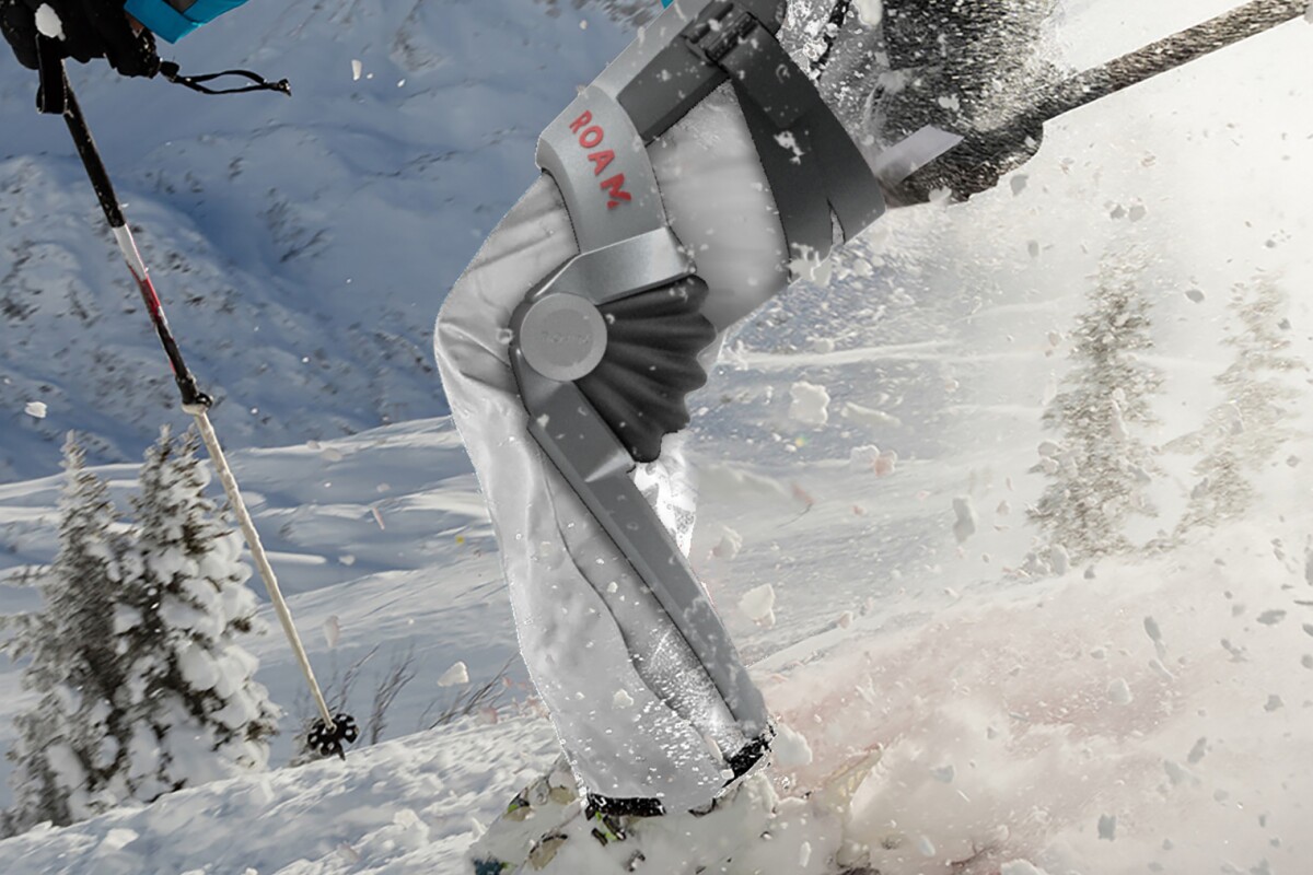 Roam's robotic ski exoskeleton can help you ski better for longer