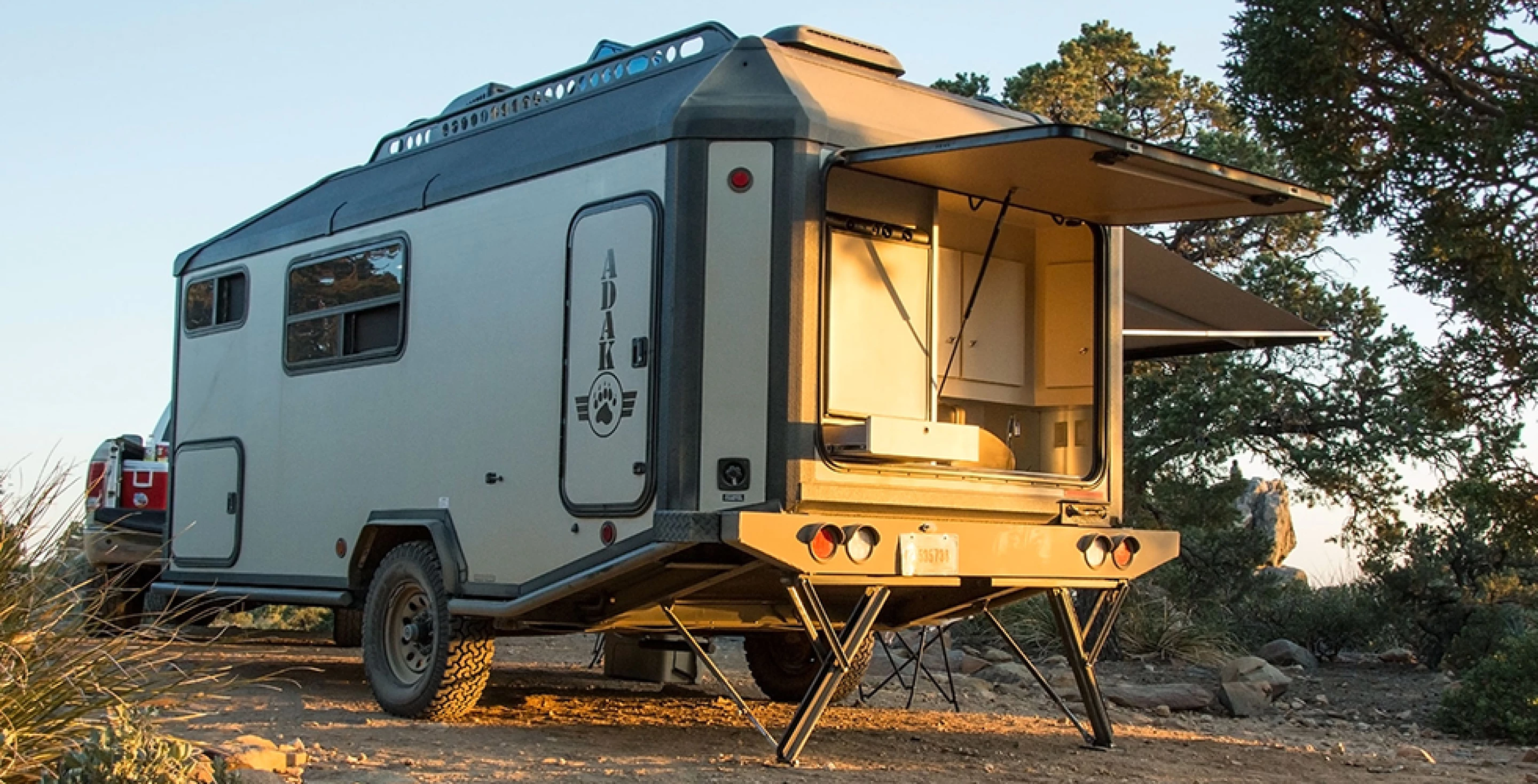 ADAK camping trailer keeps you cozy off the grid
