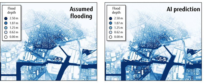 Supercomputer-developed AI predicts tsunami flooding in real-time on a PC