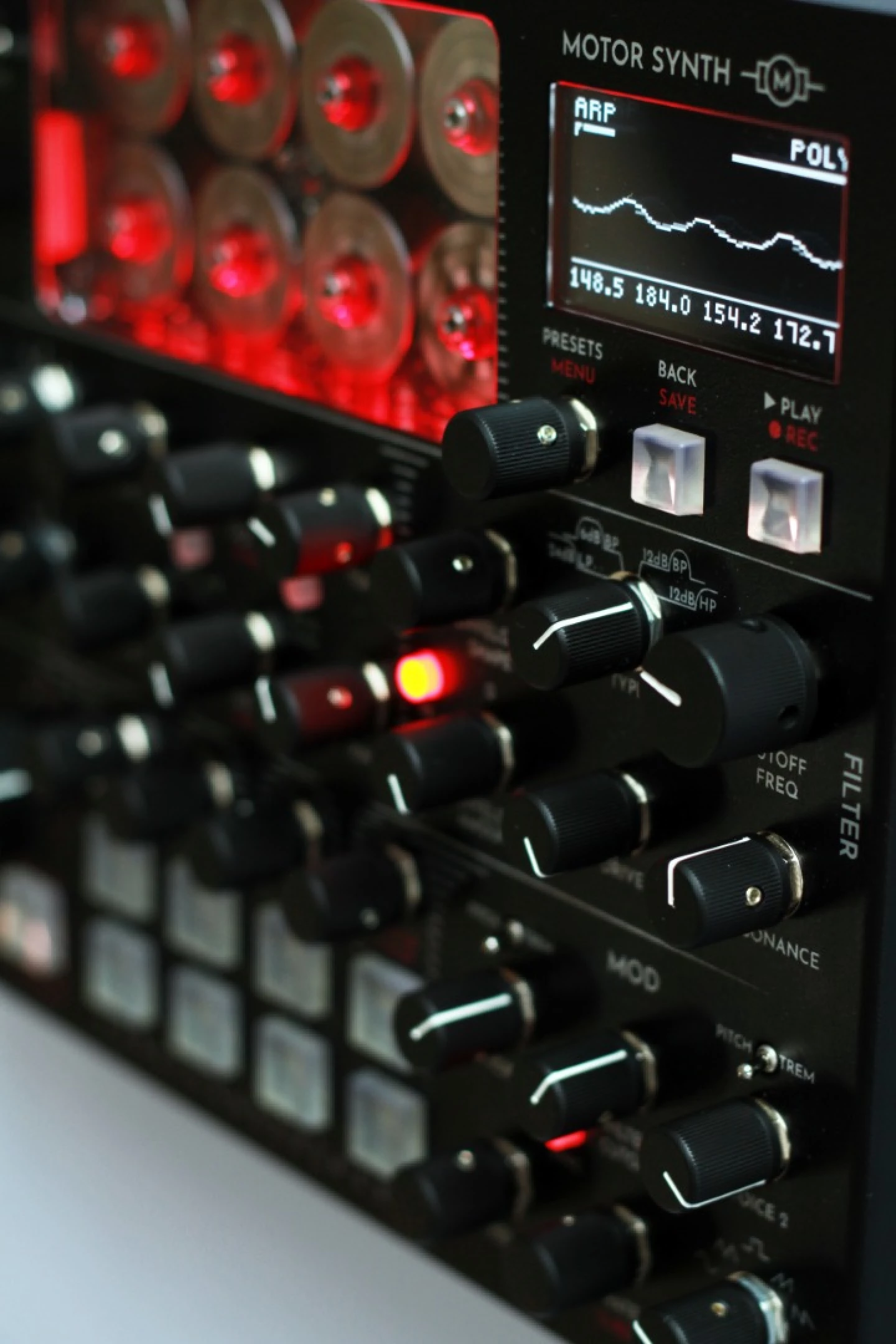 Gamechanger Audio motors along with novel desktop synth