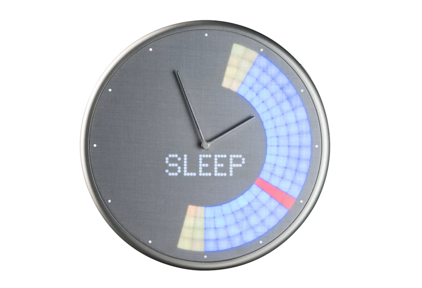 Smart wall clock presents notifications at a Glance