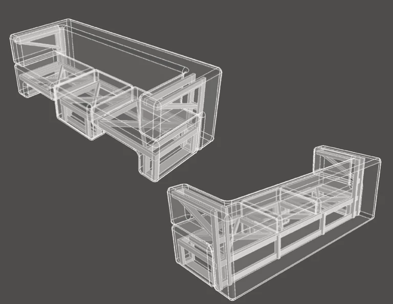 Slot Sofa makes a lot from a little space