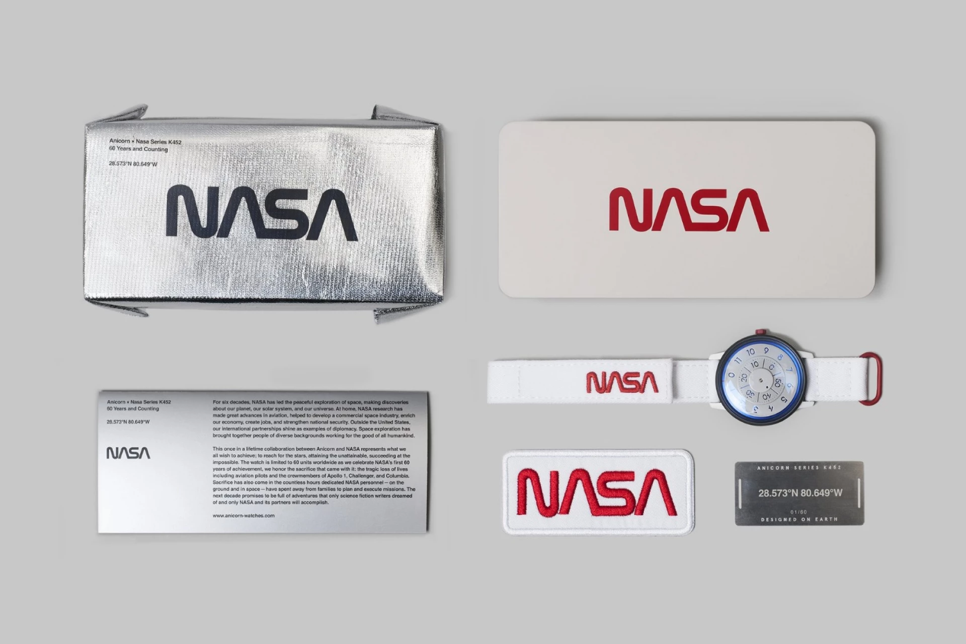 Anicorn x NASA limited edition watch celebrates NASA's 60th birthday