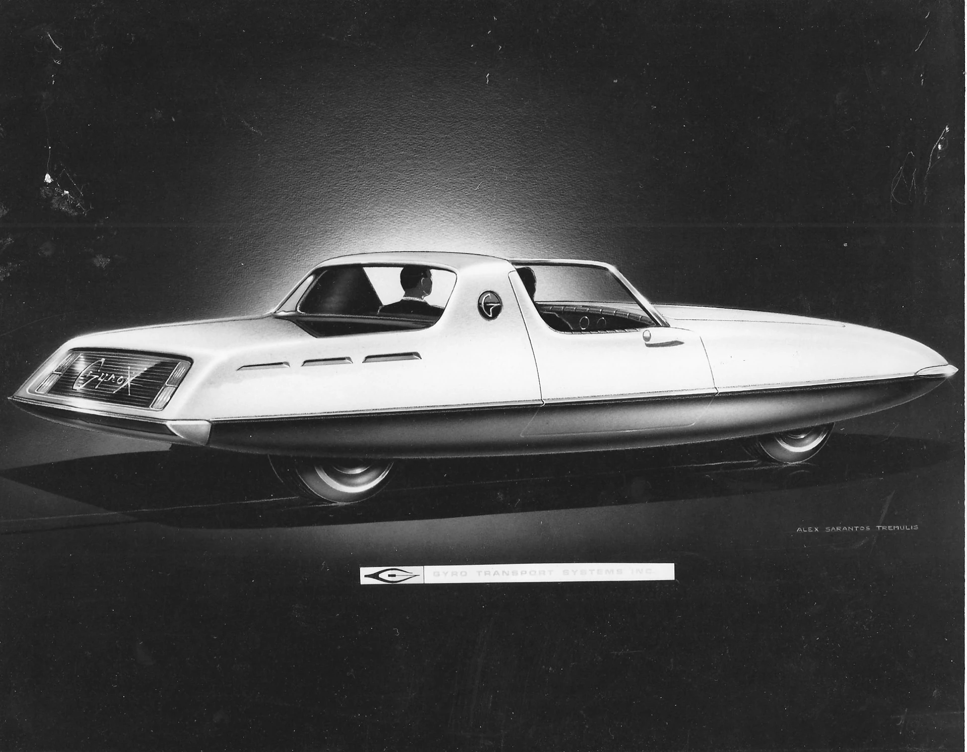 Bizarre self-balancing 1967 Gyro-X car to be restored